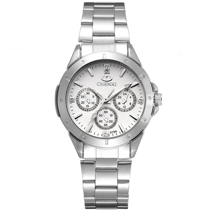Women's Multiple Time Zone Stainless Steel Watch - Idogie